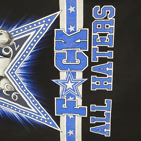 Shirts | Vintage Dallas Cowboys Fck All Haters Double Sided Graphic ...